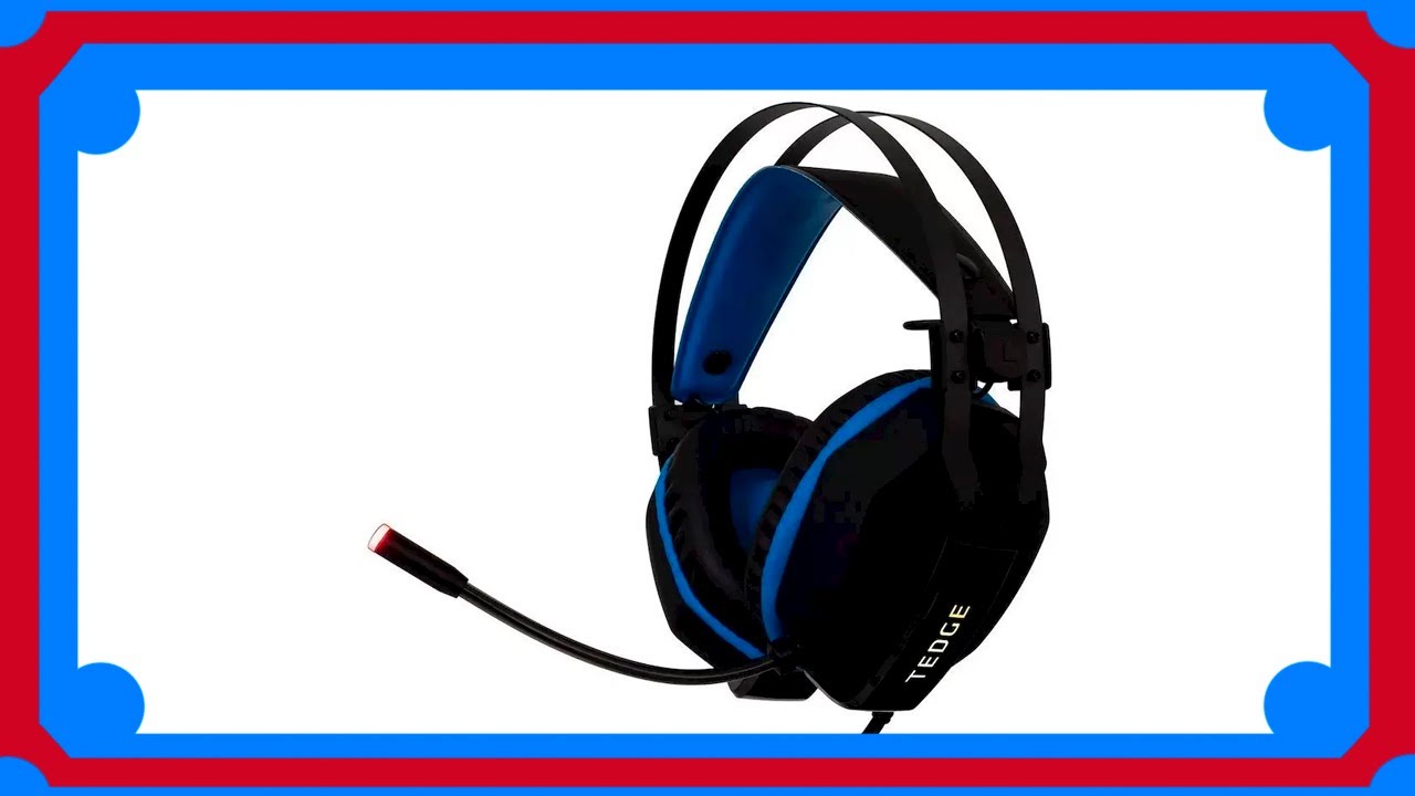 Headset Rgb Led TEDGE USB 7.1 - Unboxing - YouTube