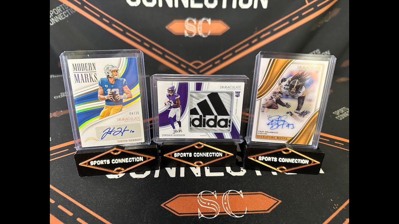 2023 Panini Immaculate Football Case Break #1 Pick Your Team Justin ...