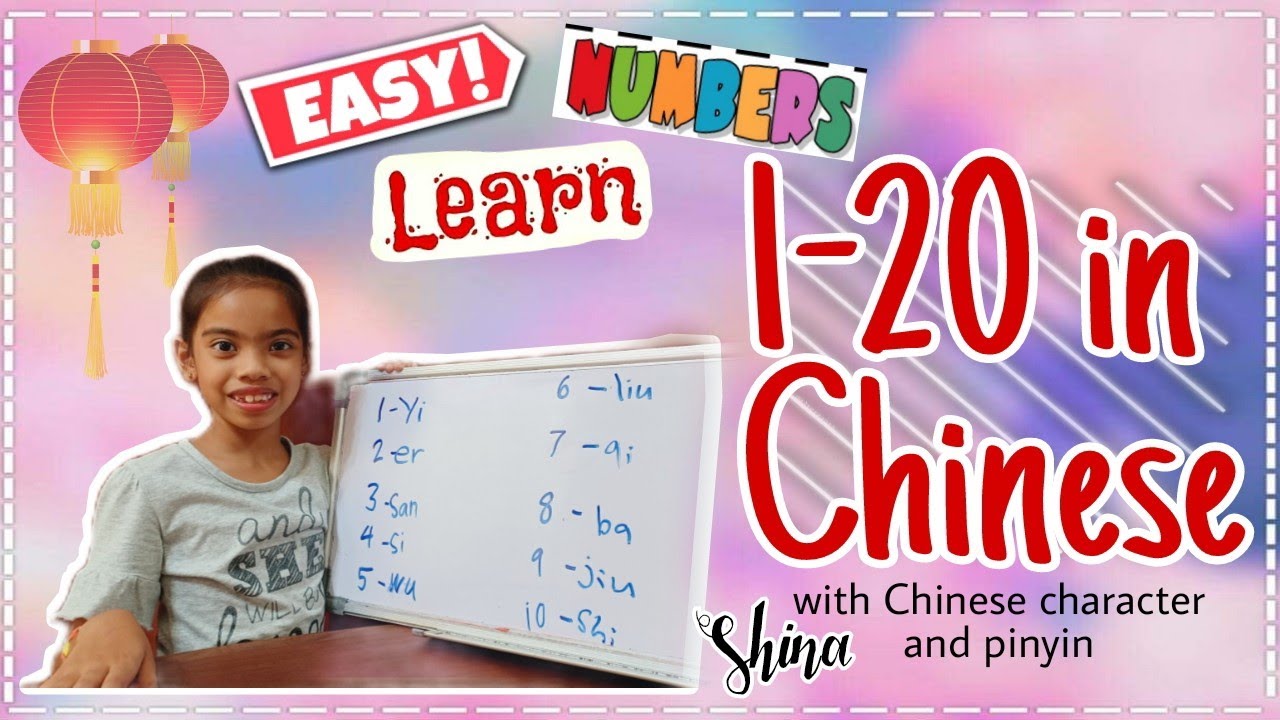 LEARN NUMBERS IN CHINESE 1-20 | by shina - YouTube