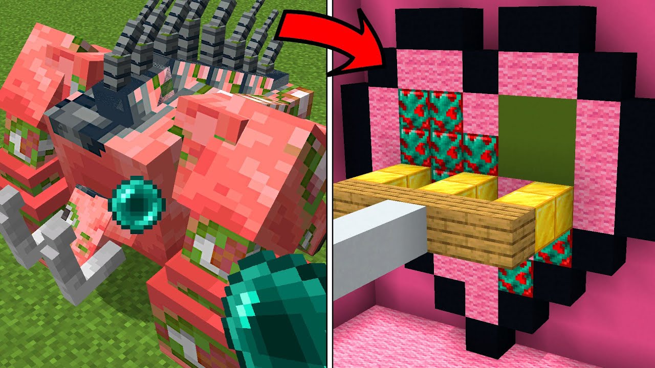 what inside different boss mobs in minecraft - YouTube