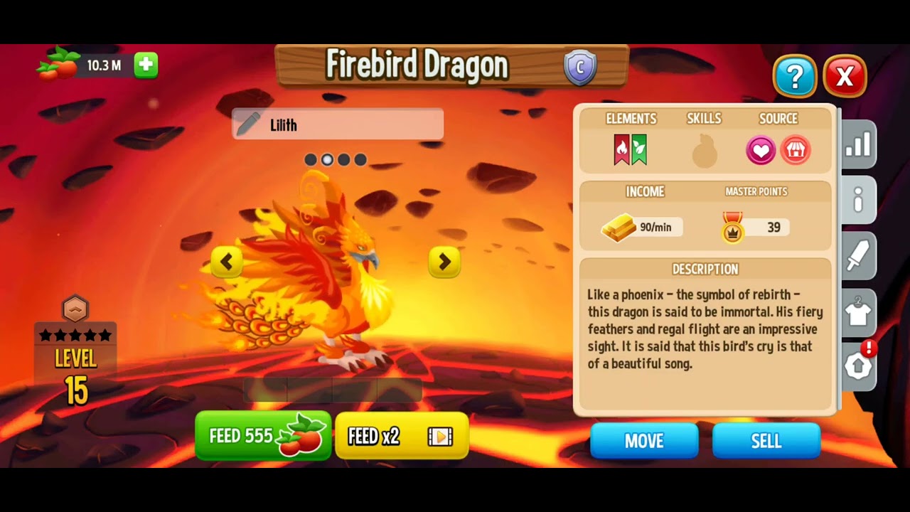 Dragon City - Firebird Dragon - YouTube