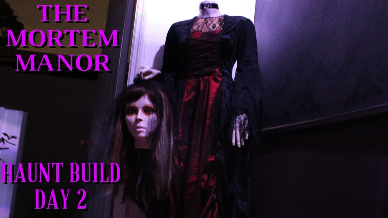 Setup Begins | Nightmare House 2021: The Mortem Manor Haunt Build Day 2 ...