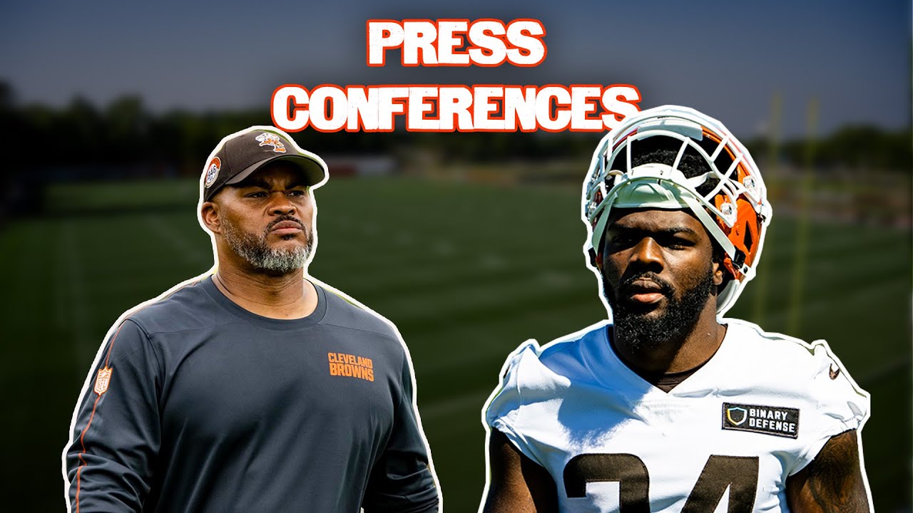Jerome Ford & Duce Staley | Press Conference - YouTube