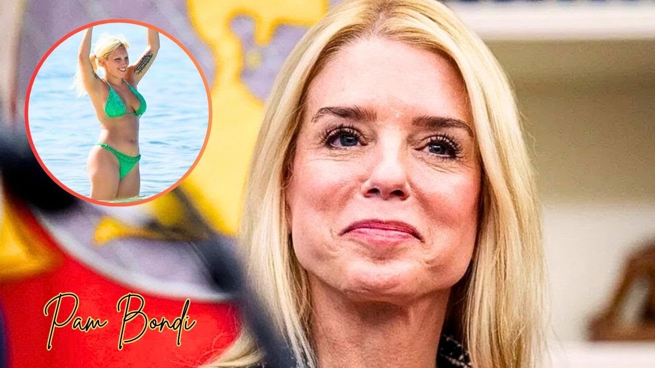 Pam Bondi, 59, Flaunts Perfect Figure In Swimsuit Photos - YouTube