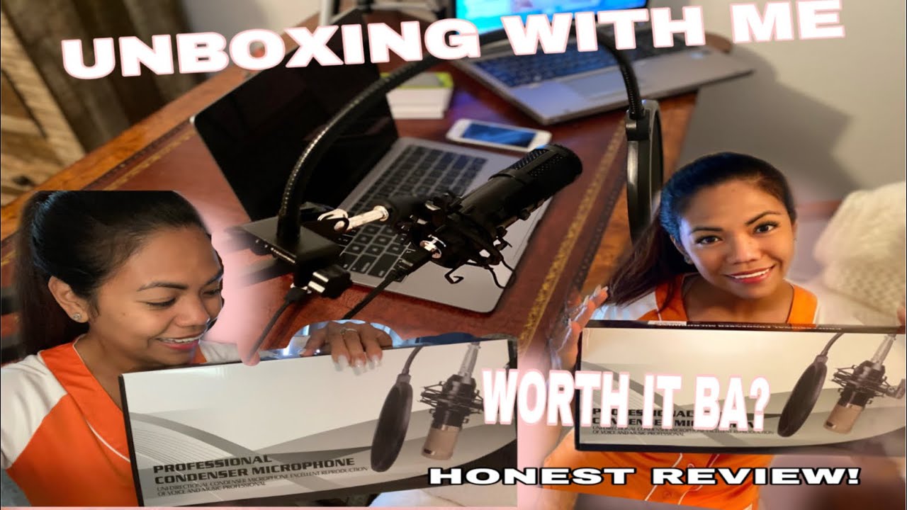 UNBOXING MY NEW 2020 UPGRADED USB MICROPHONE CONDENSER | REAL REVIEW ...
