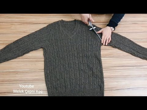 Giyilmeyen Kazaktan Süper Fikirler                 ✂️💯✂️♻️Recycle♻️İDEAS ♻️