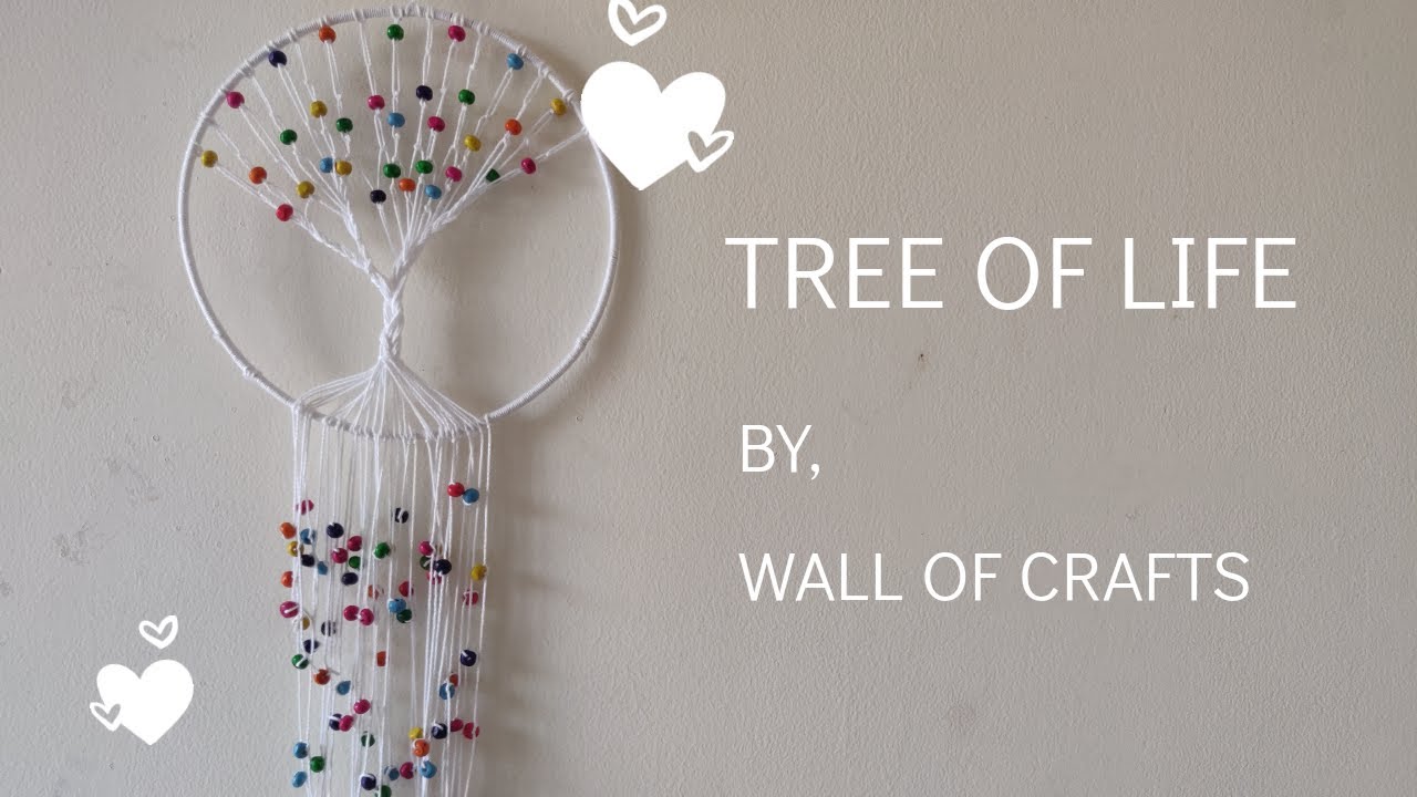 Tree of Life || Wall Decor || Dream Catcher using yarn by Wall of ...