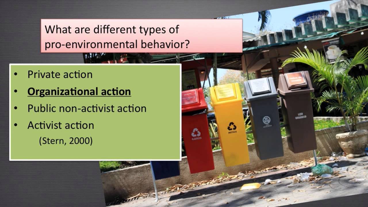 EEResearch: Pro-environmental behavior - YouTube