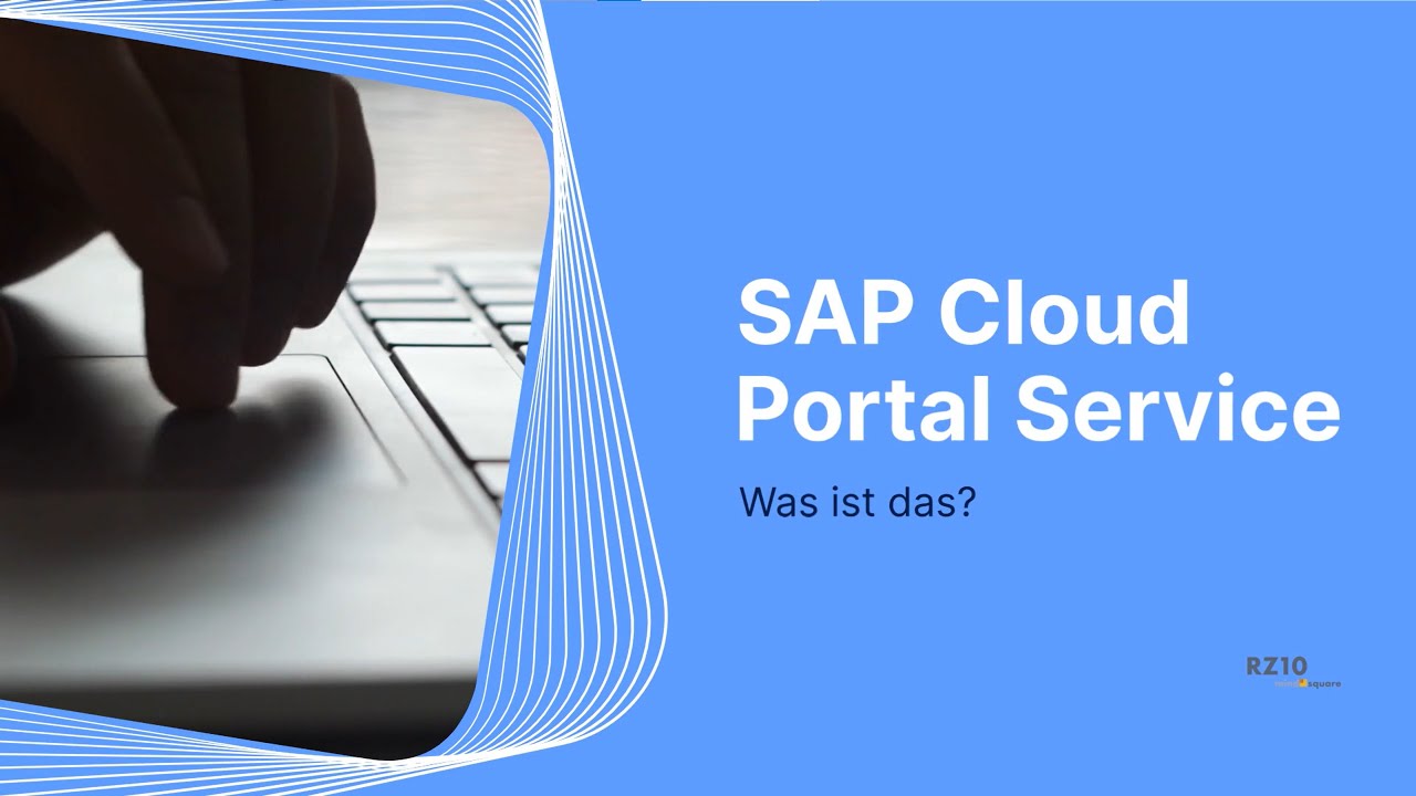 SAP Cloud Portal Service kurz zusammengefasst - YouTube