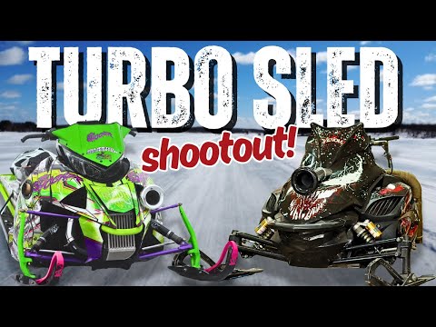 Big Turbo Sleds VS Small Turbo Sleds! Last Speed Runs Of The Season ...