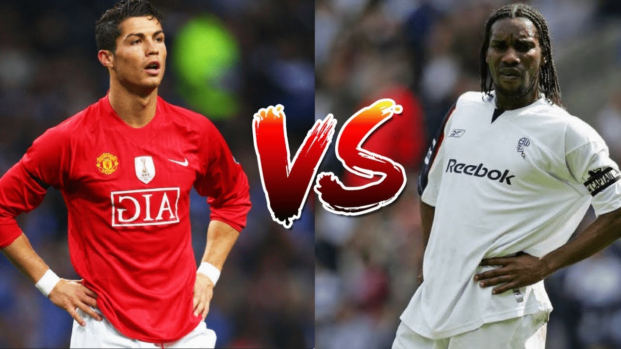 When Cristiano Ronaldo (CR7) and Jay Jay Okocha meet for the first time ...