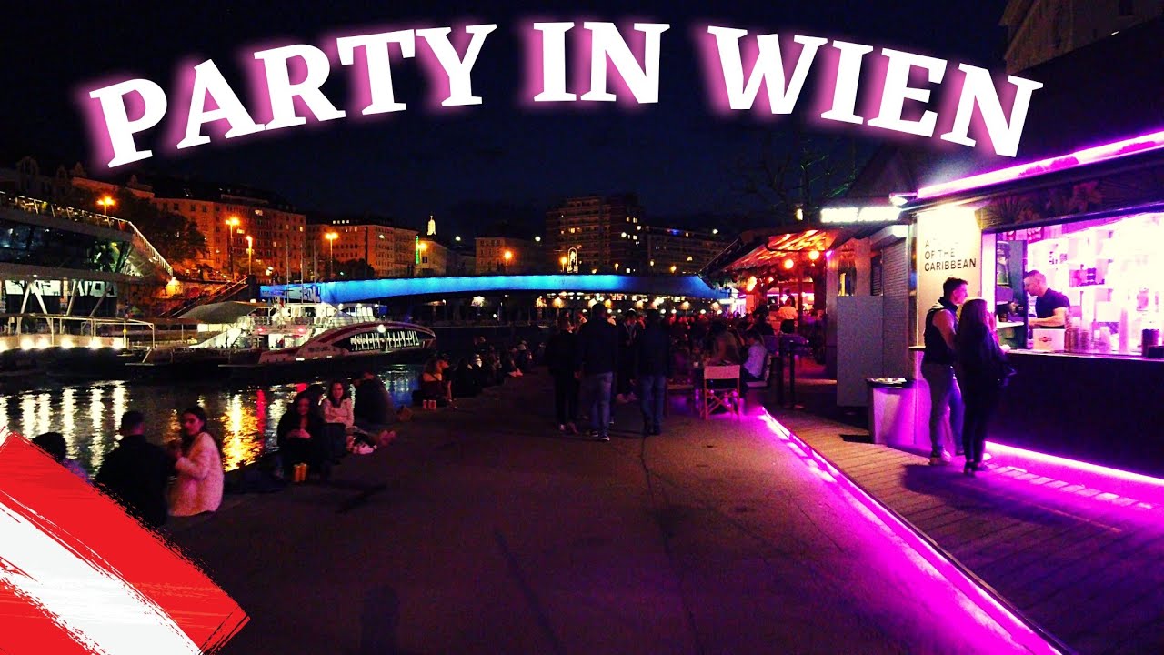 [4K] Party in "Obere Donaustrasse" I Wien I Night Walking Tour I Vienna ...