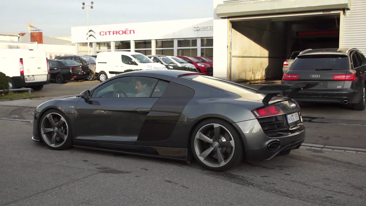Audi R8 V10 MTM in grey - YouTube