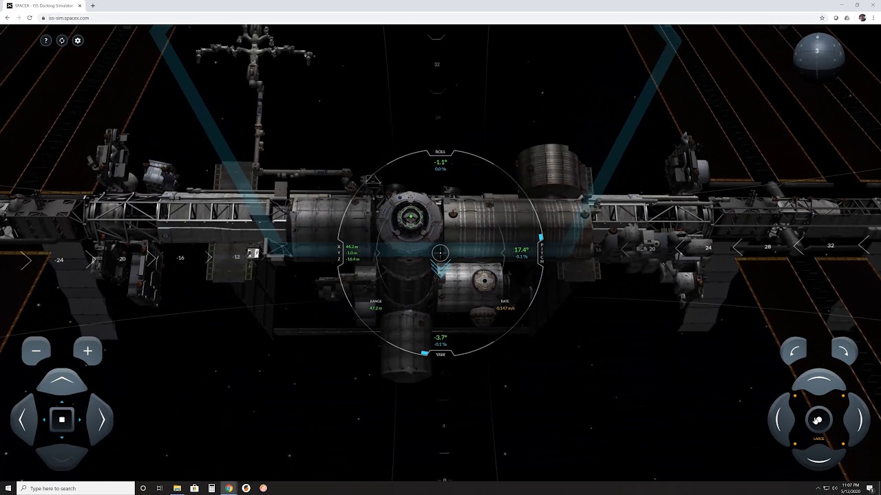 SpaceX Dragon 2 Simulator at ISS - YouTube