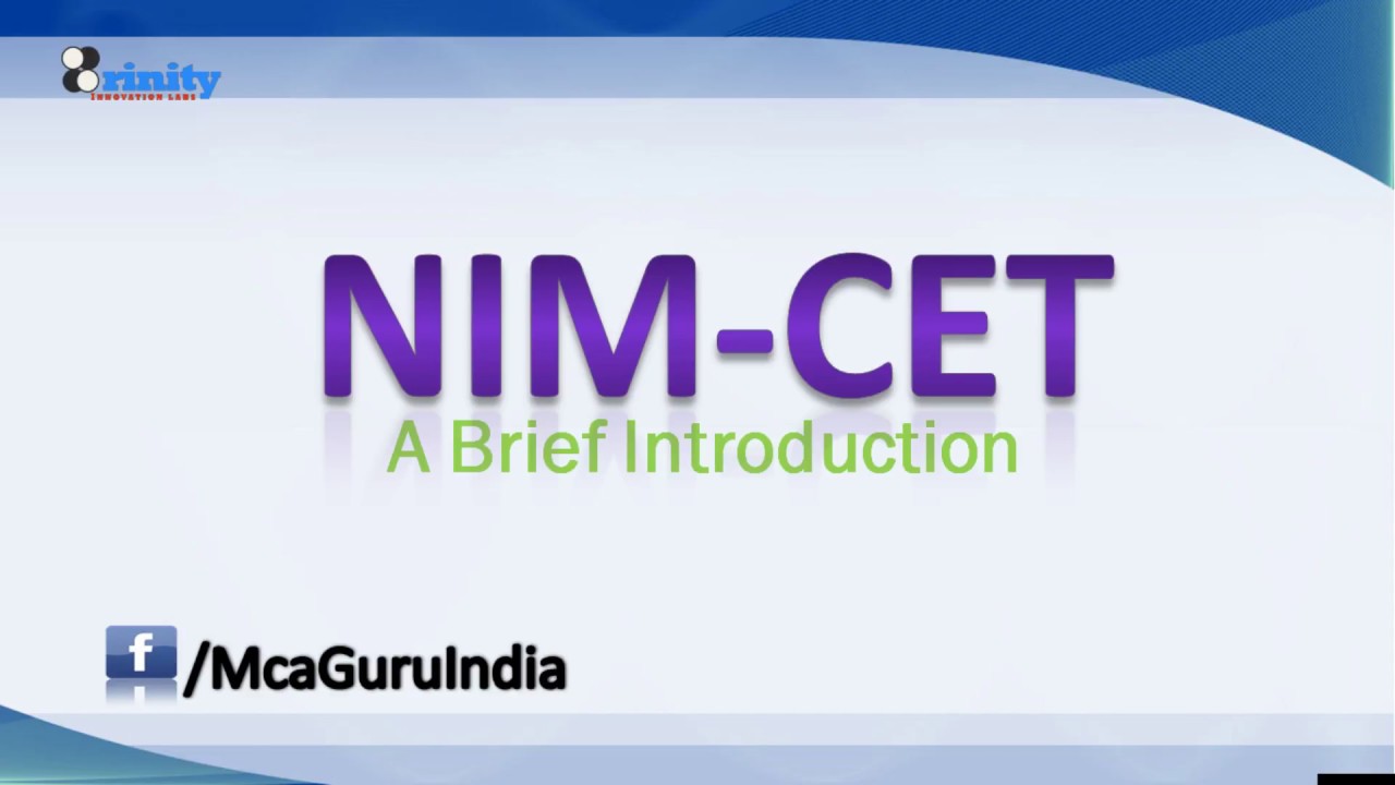 NIMCET - IMP DATES | ELIGIBILITY | SYLLABUS | NIT's - MCA Guru India ...