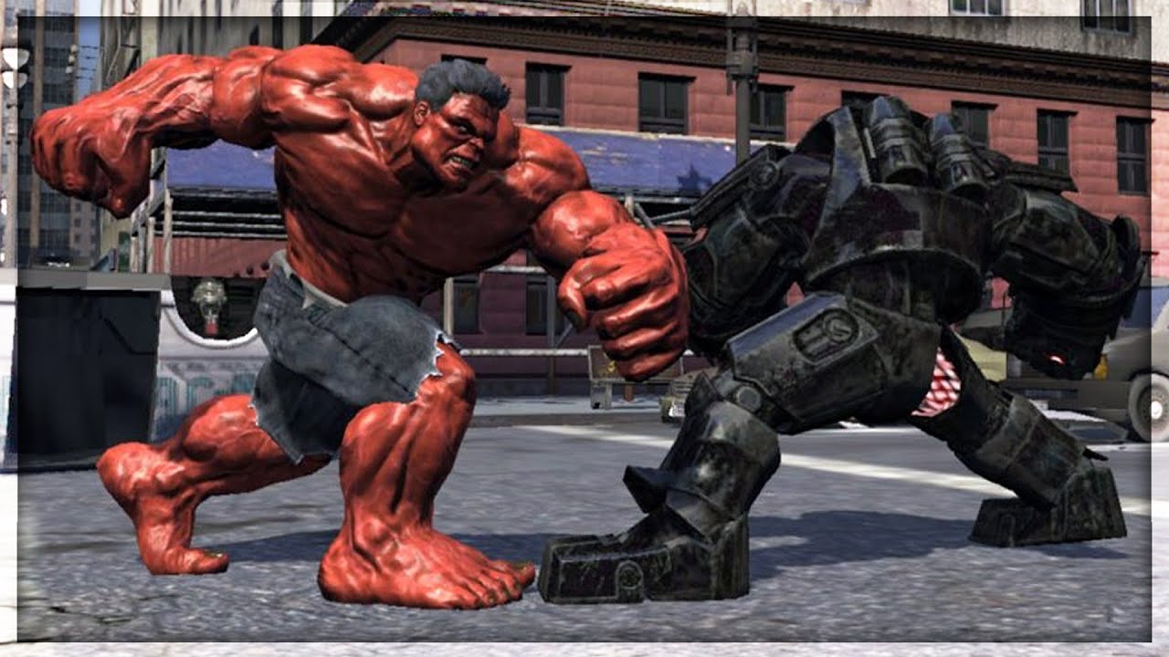 The Incredible Hulk - Red Hulk (Gameplay) - YouTube