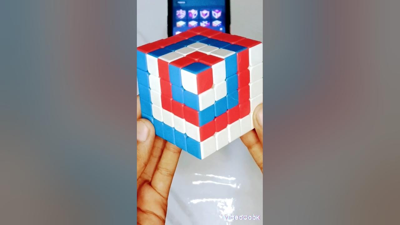 5x5 Rubik cube cube in a cube in a cube in cube pattern #5x5#mostviral ...