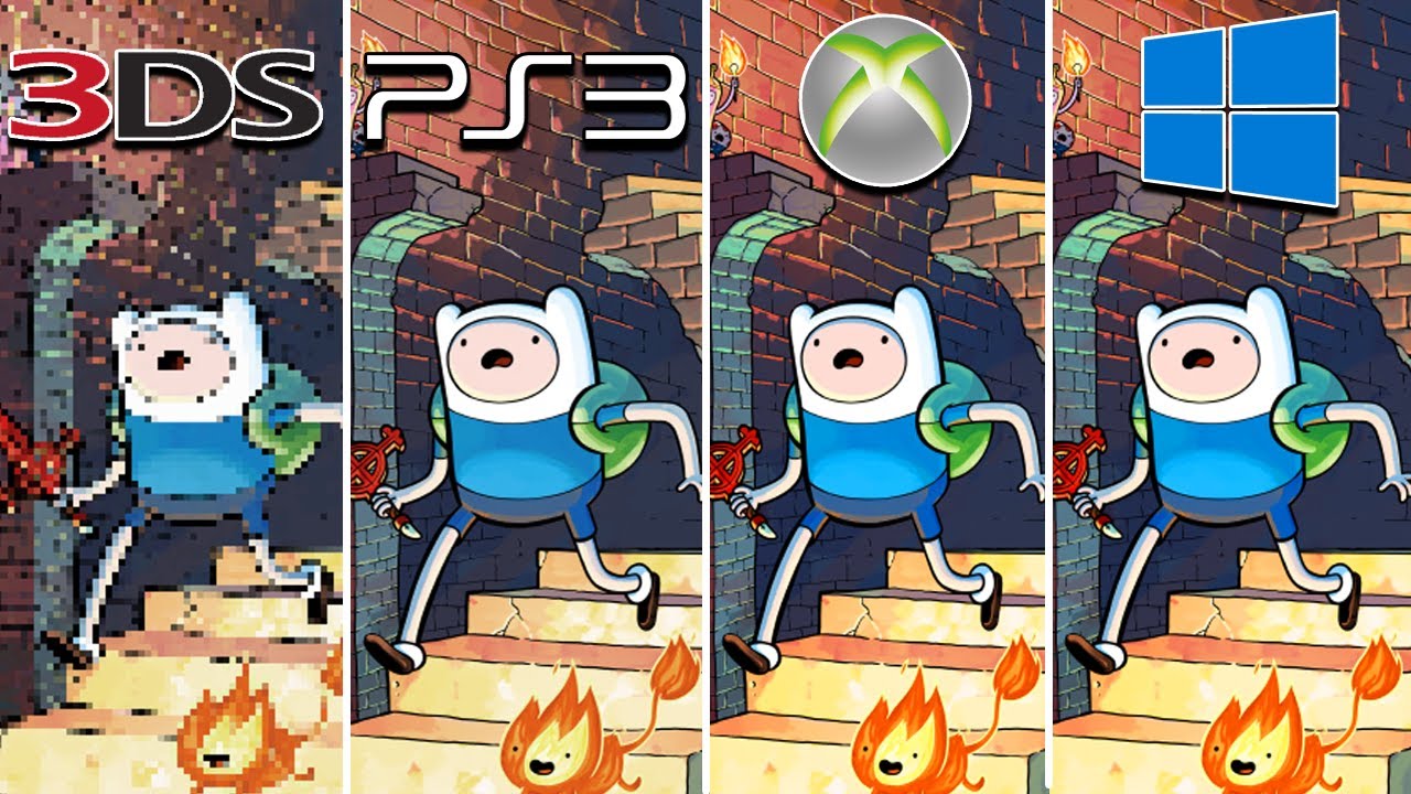 Adventure Time (2013) Nintendo 3DS vs PS3 vs Xbox 360 vs PC ( Which One ...