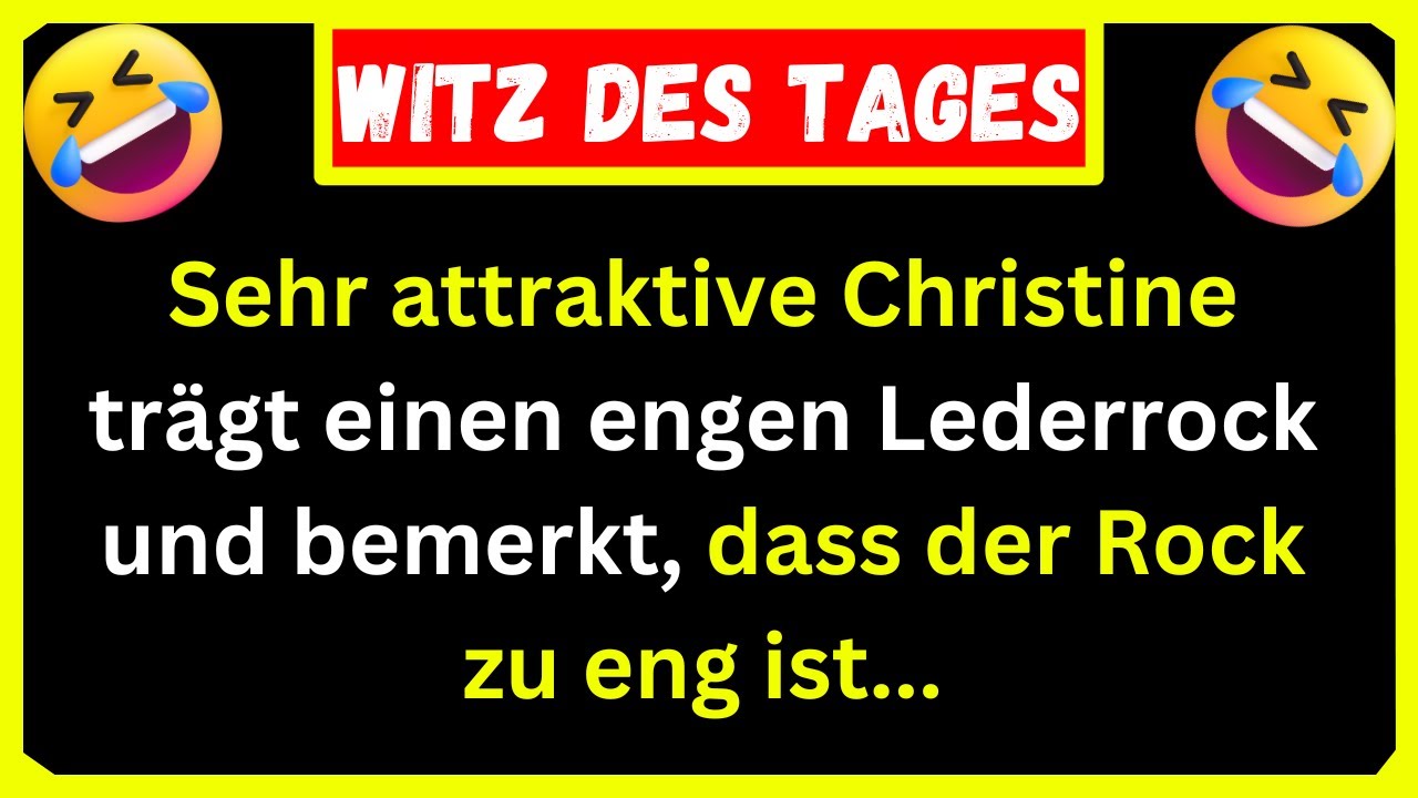 😂 LUSTIGSTER WITZ DES TAGES! Attraktive Christine hat Probleme an der ...