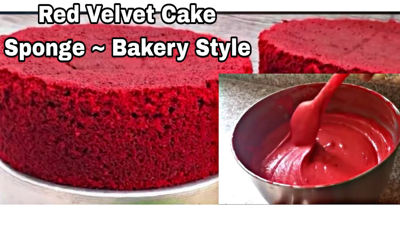 Red Velvet Cake Sponge From Scratch | Classic Red Velvet Cake Recipe ...