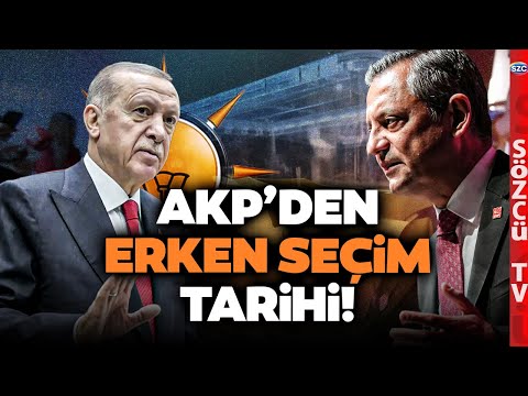 AKP Erken Seçim Tarihi Verdi! Ankara Gündemine Bomba Gibi Düştü! Erdoğan'dan Yeni Adaylık Hamlesi