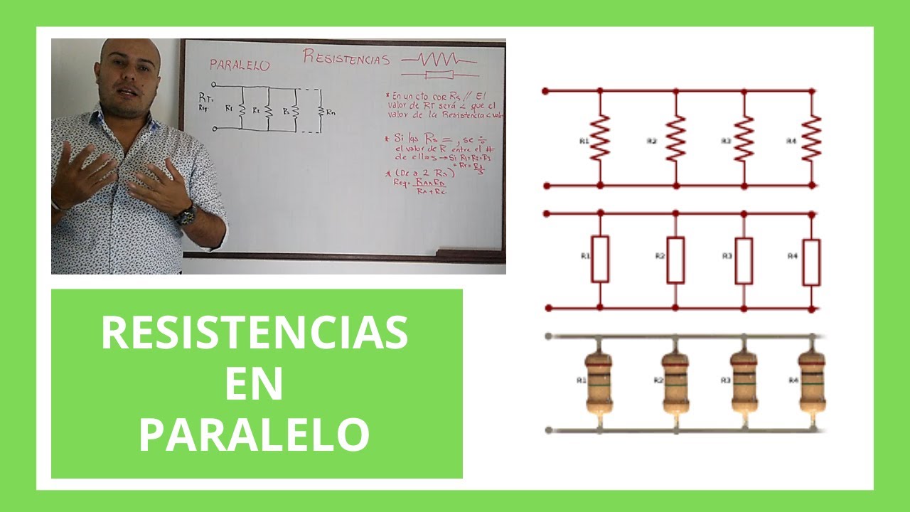 CÓMO RESOLVER RESISTENCIAS EN PARALELO - CONCEPTOS Y EJERCICIOS - YouTube