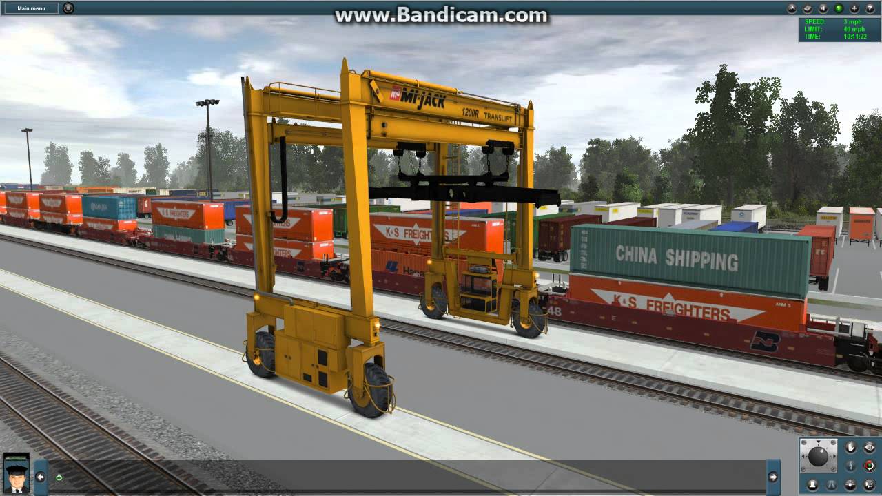 Trainz 12 JR American Intermodal Route 10 BN 48 Wellcar Train - YouTube