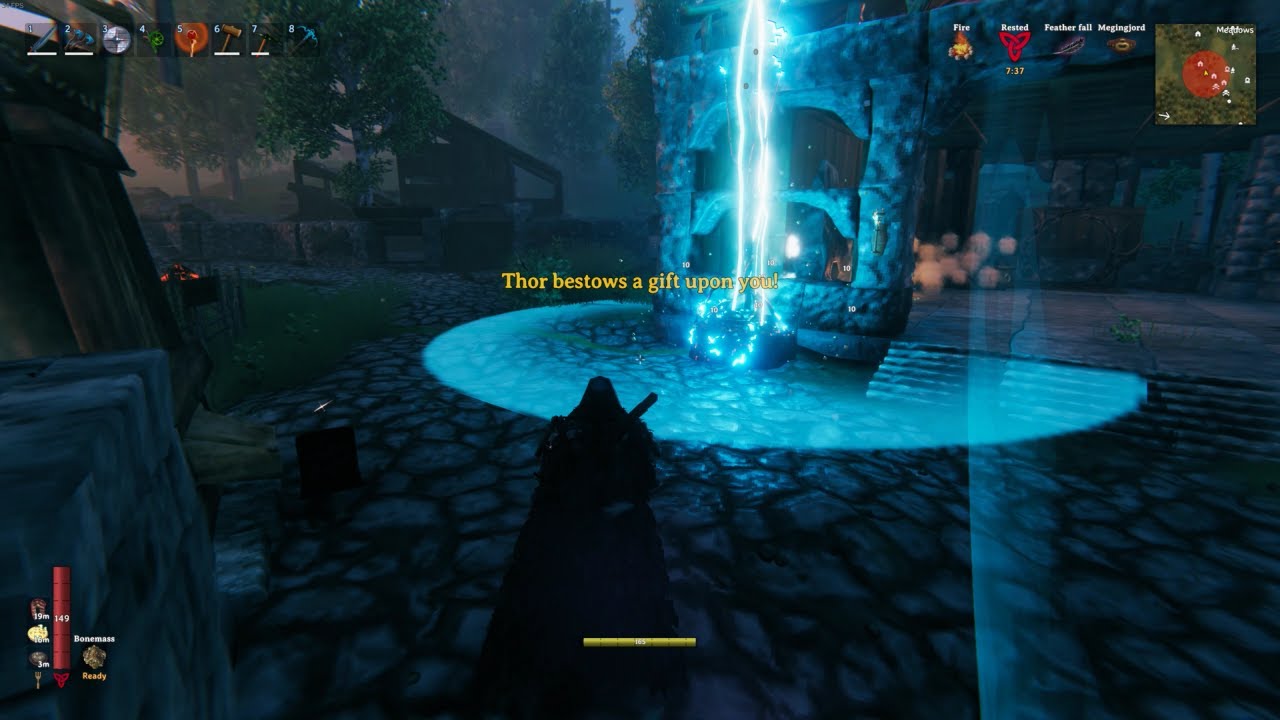 Valheim - Snapshot - Thor Delivers Bros - Vines Smack & Thundering Axes ...