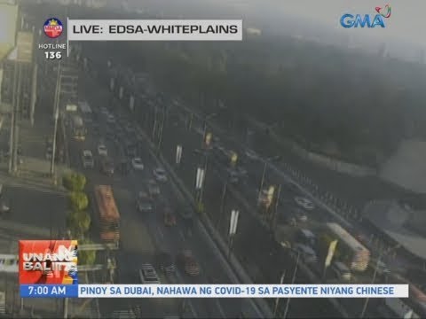 UB: Traffic update as of 6:59 a.m. (February 24, 2020) - YouTube