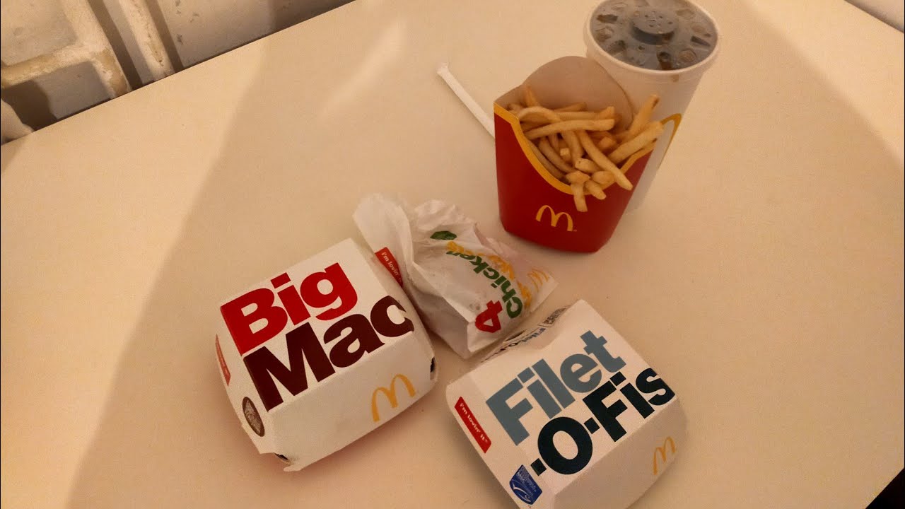 muckbang McDonald's-filet o fish,big mac, nuggets. - YouTube
