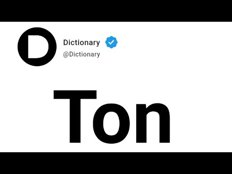 Ton Meaning In English - YouTube