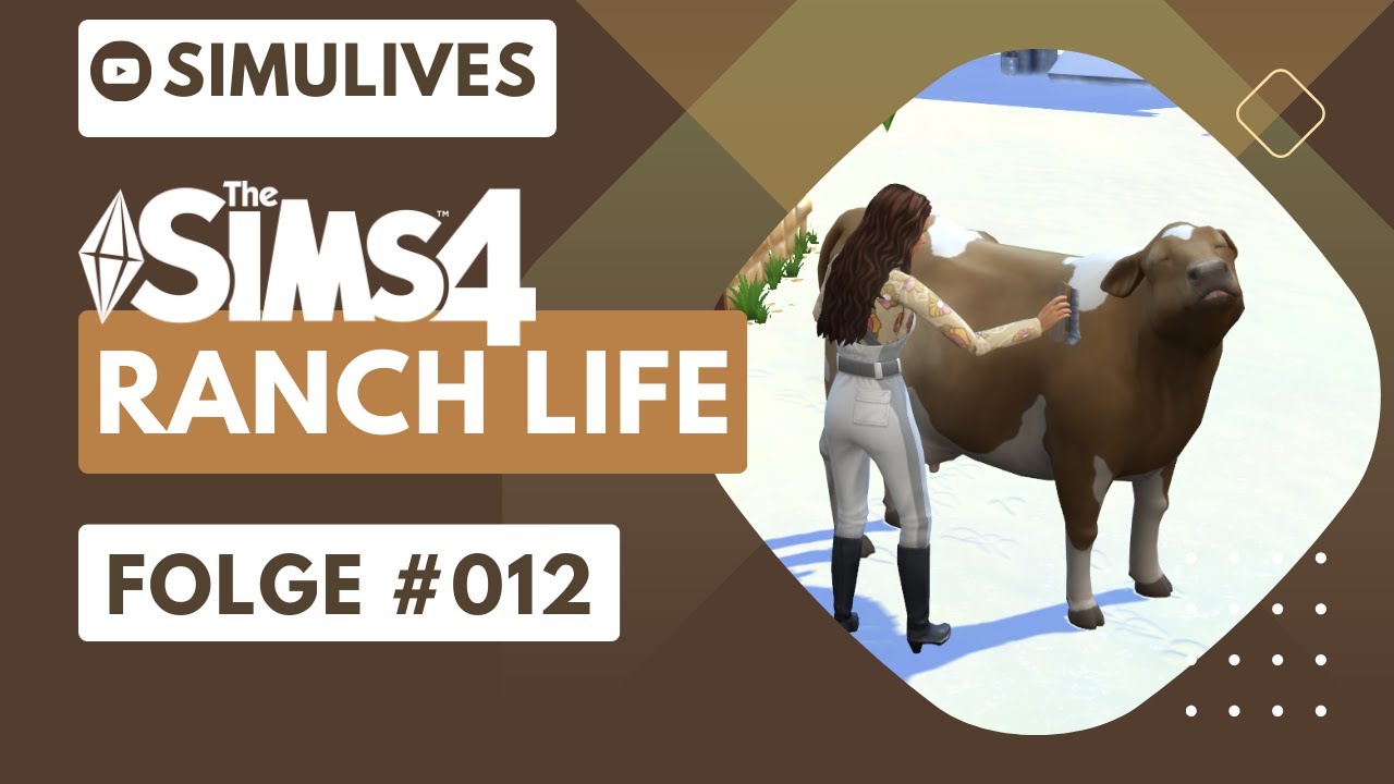 Folge #012 | Ranch Life | Die Sims 4 | Eine Kuh namens HEIDI 🐮 | # ...