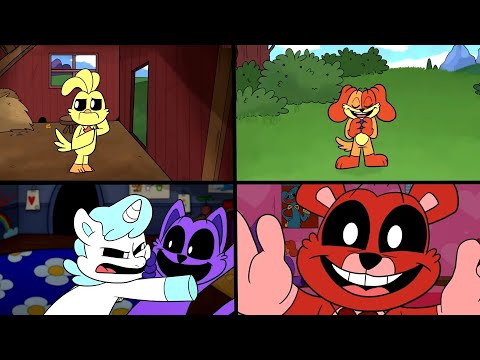 All Smiling Critters cardboard voicelines animated (Complete)