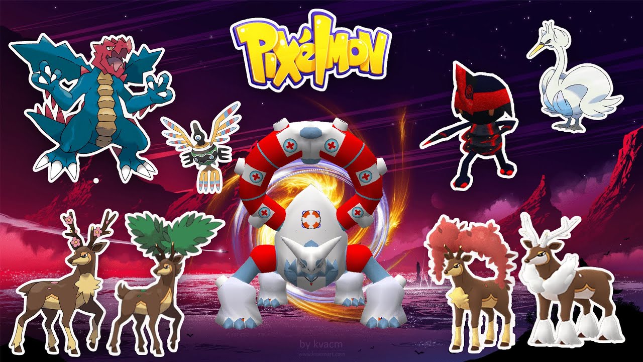 Pixelmon 1.16.5 #25 | Volcanion Phao Cứu Sinh & Tiến Hóa Deerling Form ...