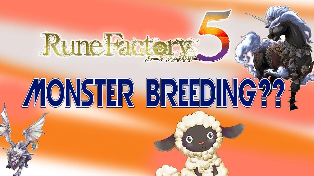 Rune Factory 5 - Monster Breeding!? *Speculation* - YouTube