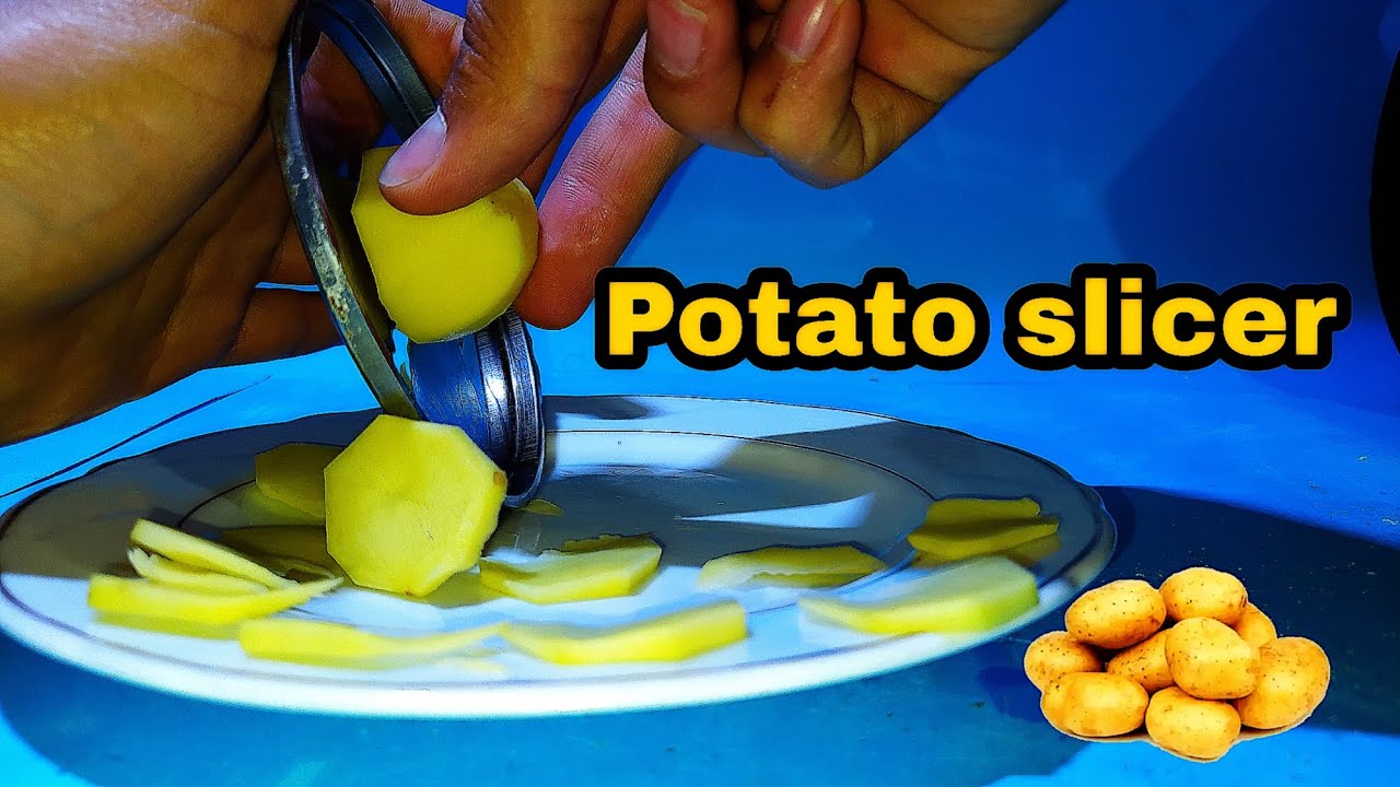 How to make a potato slicer 🥔|Making a potato slicer|Potato slices ...
