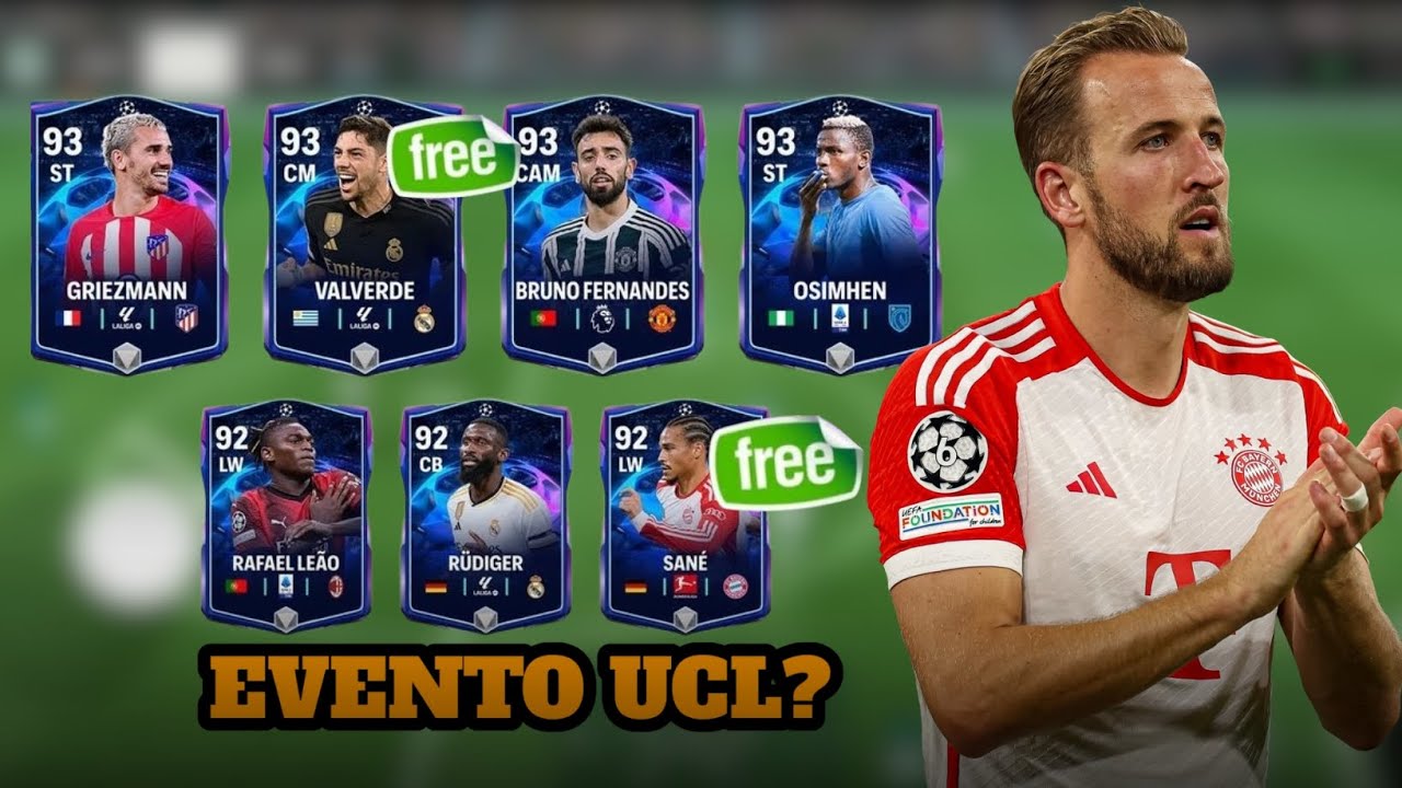 CARTAS GRÁTIS UCL?. NOVO EVENTO UCL NO EA FC MOBILE? - YouTube