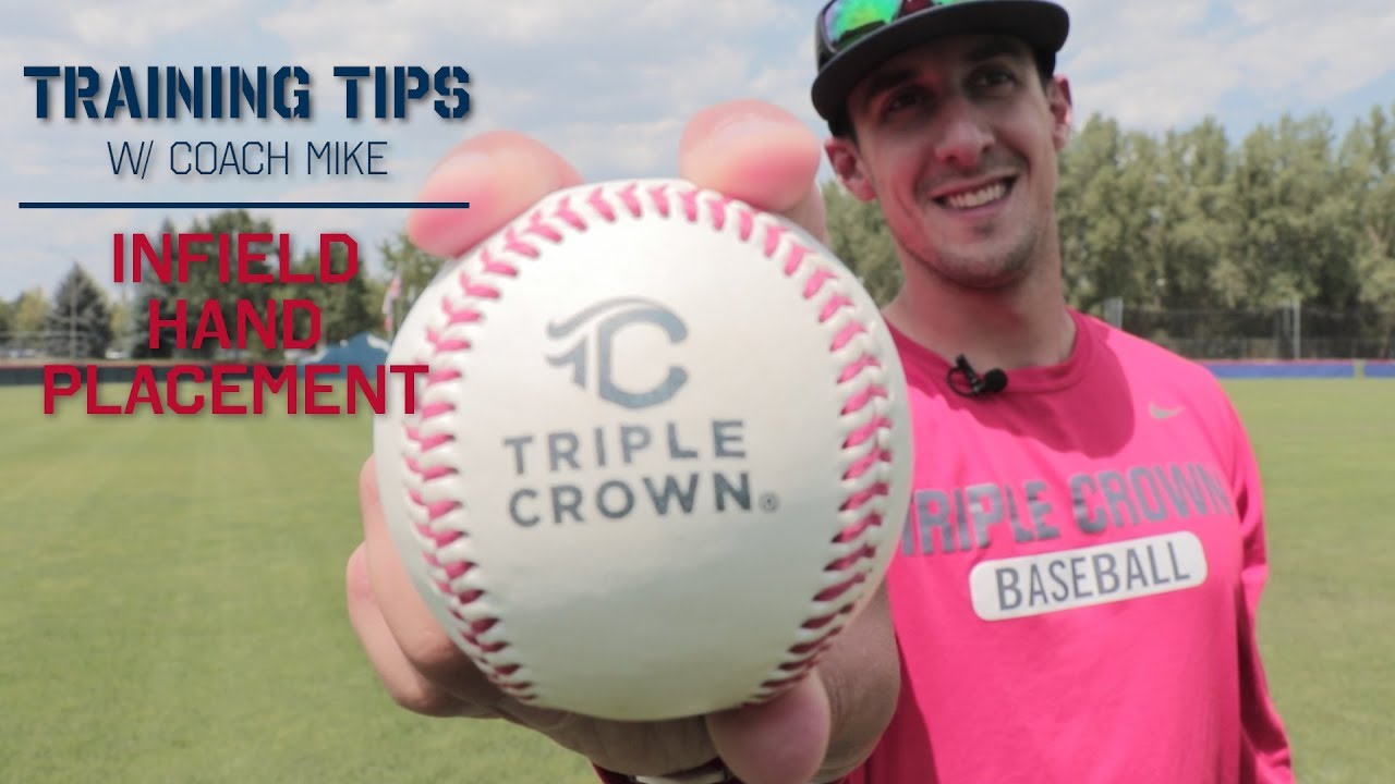 Training Tips | Baseball - Infield Hand Placement - YouTube