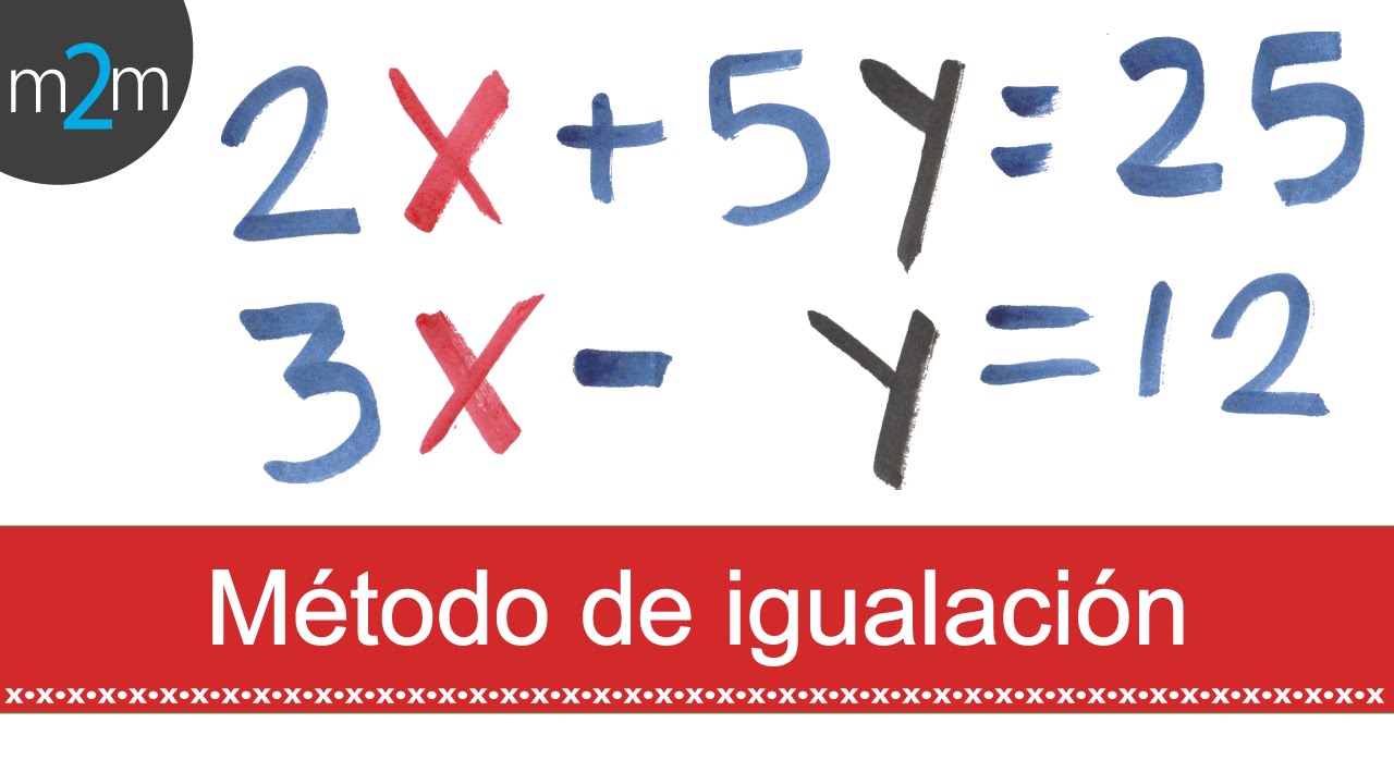 Sistemas De Ecuaciones 2x2 m todo De Igualaci n YouTube Sistemas De Ecuaciones 2x2 m todo De Igualaci n YouTube