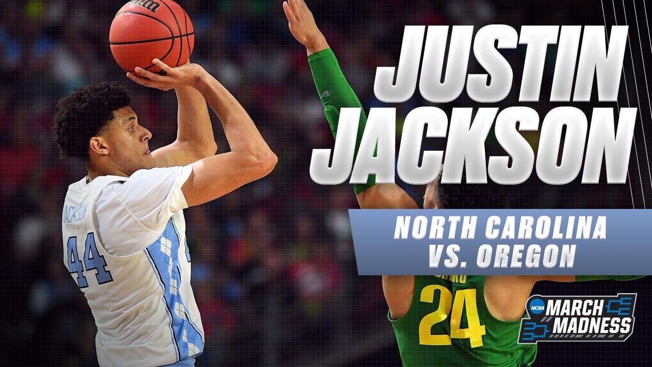 North Carolina vs. Oregon: Justin Jackson scores 22 points - YouTube