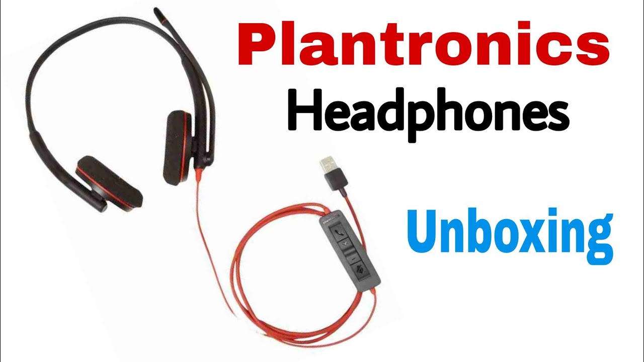 Plantronics blackwire C3220 headphones Unboxing - YouTube