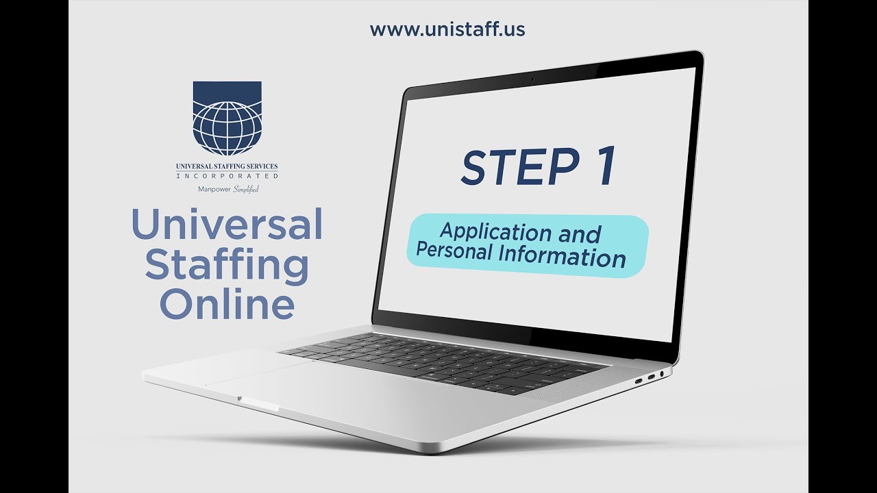 Online Application Step 1 : Application and Personal Information - YouTube