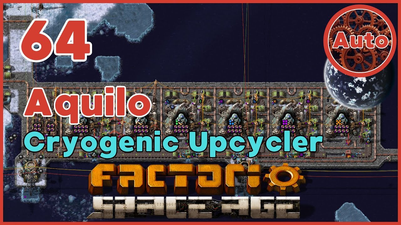 Aquilo Cryogenic Upcycler and Fusion Power | Factorio Space Age Guide ...
