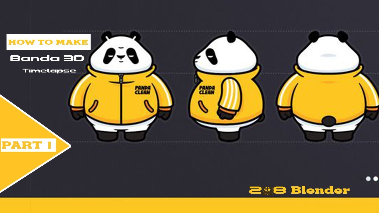 How To Make 3D Banda in Blender 2.8 - YouTube