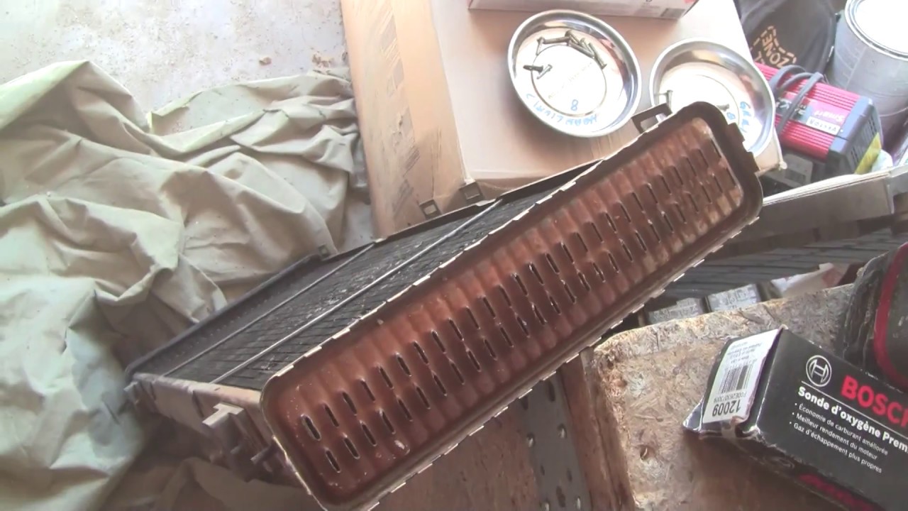 1988 Jeep XJ Radiator Rod Out. Part 3. Tubes Finished. - YouTube