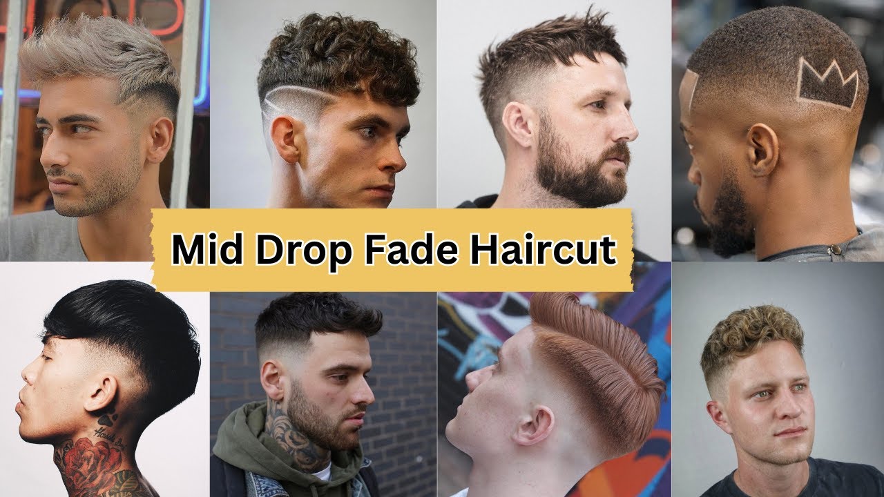 Mid Drop Fade Haircut | Mid Fade | Fade Haircut | Hairstyle Trends ...