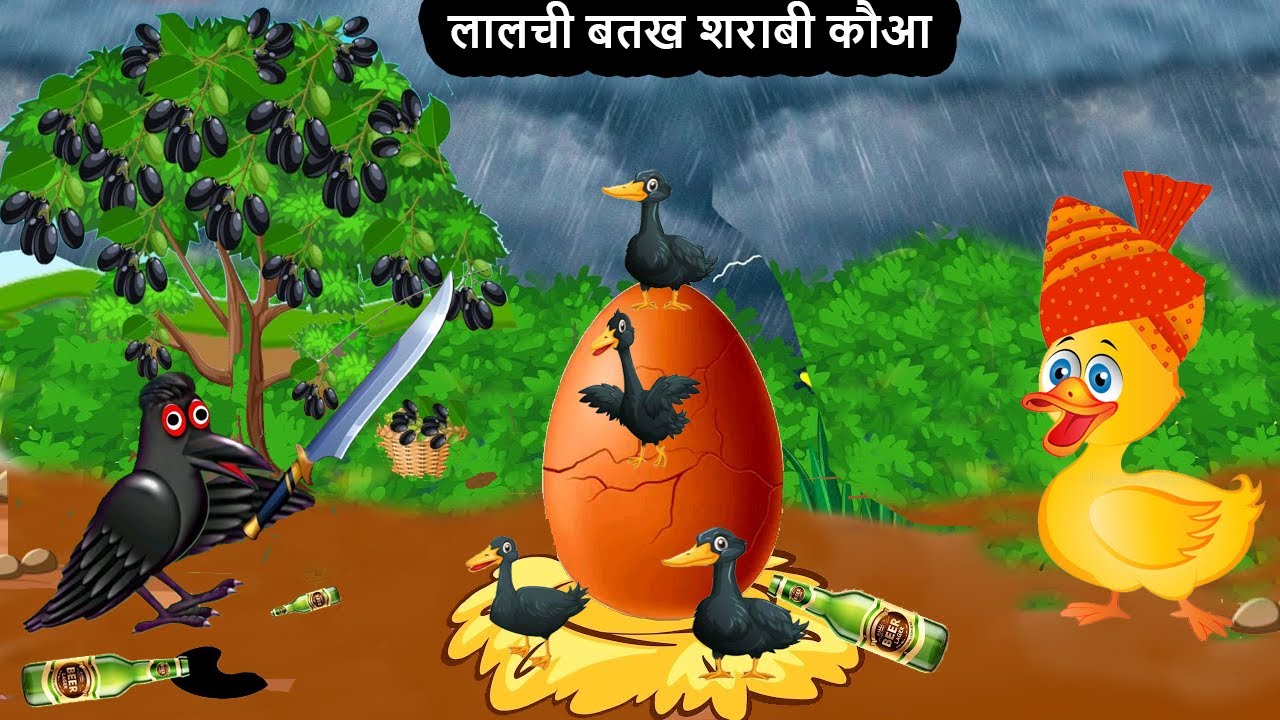 कार्टून Kauwa Chidiya Kartoon Tuni Kauwa Wala Cartoon Hindi Kahani Bird Cartoon Area71