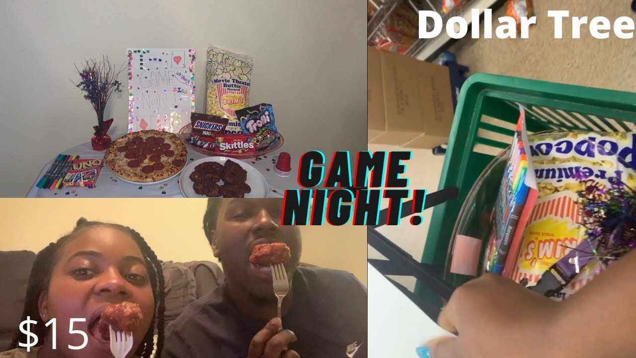 Date Night On a Budget| Dollar Tree| Game Night Decorations - YouTube