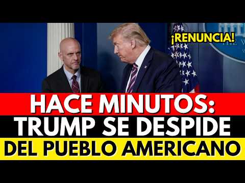 NOTICIA DE ÚLTIMA HORA DE DONALD TRUMP PARA TODO EL PUEBLO AMERICANO!