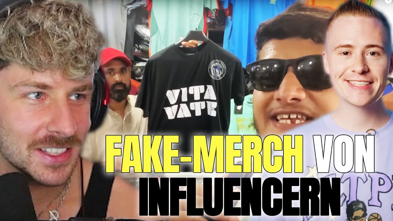 Marvin hat FAKE Merch bekannter YouTuber/Streamer PRODUZIEREN lassen 😂 ...